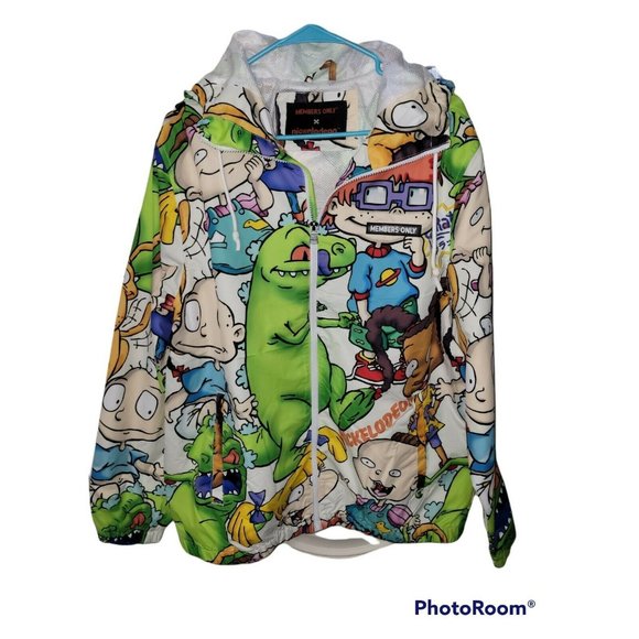 Jackets & Coats | Rugrats Nickelodeon X Members Only Size L Hooded ...
